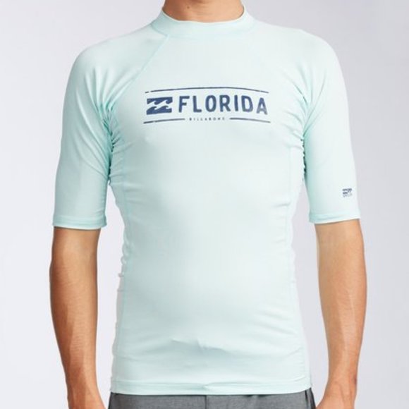 Billabong | Swim | Billabong Florida Stamp Performance Fit Short Sleeve ...